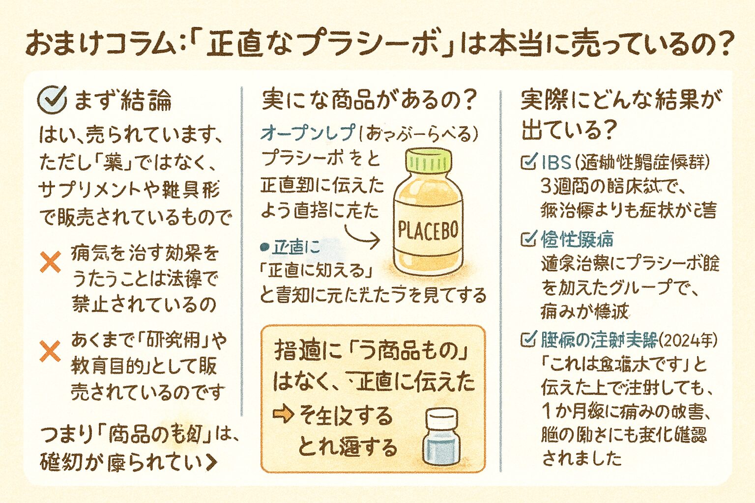プラシーボ効果とは？栄養ドリンクで“効く気がする”科学的理由と正しい使い方 | 心に響く瞬間